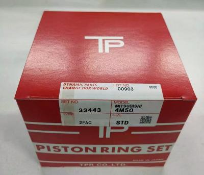 China Mitsubishi 4M50 Piston Ring Japanese TP 33443 ME993913 ME995590 Cylinder Diameter 114MM for sale