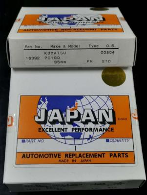 China Komatsu 6D95 PC200-5 Model OEM No 6207-31-2500 RIK Piston Rings 18392 NPR YDK04018ZX for sale