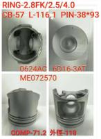 China Mitsubishi 6D16.3AT piston ME072570 pin diameter 38MM, height 116.10MM for sale