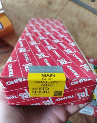 China Isuzu 6BD1 Main Bearing M182H1 And Connecting Rod Bearing R169H1 TAIHO for sale