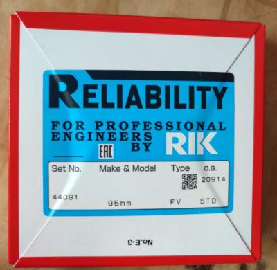 China 95mm RIK Ring Set for Isuzu 6WF1 Nissan RF8 air compressor for sale