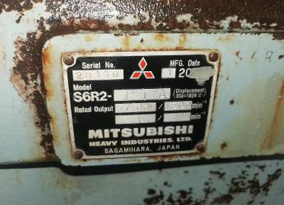China Mitsubishi S6R2-PTA Engine Cylinder body Used for sale