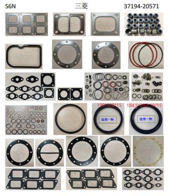China Mitsubishi Engine Parts S6N Head Gasket and overhaul package 37194-20571 for sale