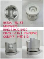 China Mitsubishi 6D15T Piston ME032870 ME032593 for sale
