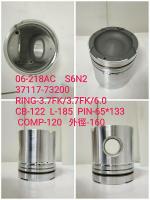 China Hino W04DT piston 13216-3201 MITSUBISHI S6N PISTON 37117-73200 KOMATSU 6M117A for sale