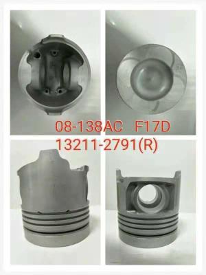 China Hino F17D 24V Diesel Engine Piston 13211-2791 STD Size 3kg Set for Trucks and Heavy Equipment for sale