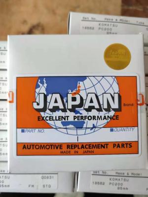 China Komatsu PC200-6 S6D95 Engine Piston Rings 6209-31-2400 Genuine Japan RIK 18562 Parts for sale
