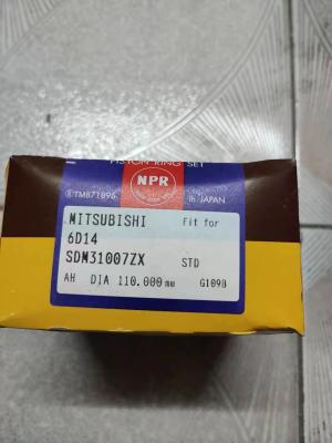 China Mitsubishi 6D14 6D14T Piston Ring Set SDM31007ZX ME032260 - Japan OEM Engine Parts for NPR Trucks for sale