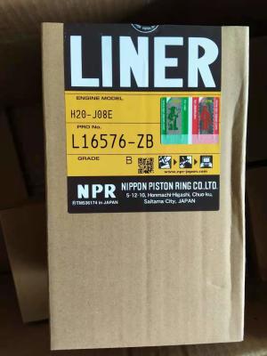 China Hino J05E J08E Cylinder Liner Engine Part L16576-ZB STD Size with 90% Efficiency for Excavators for sale