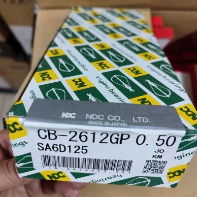 China S6D 6D125 SA6D125 Diesel Engine Connecting Rod Bearing 6151-31-3040 with 12-Month Warranty for sale