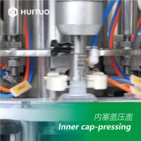 China PET Glass Bottle Liquid Detergent Filling Rotary Capping Machine For Spray Trigger for sale