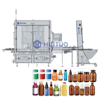 China Medical Glass Plastic Ampoule Vial Rotary Capping Machine 40-300bpm for sale