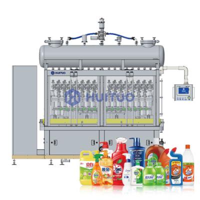 China Automatic Flowmeter Filling Machine For Toilet Cleaner, Liquid Soap And Detergent for sale