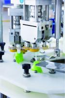China Huituo automatic rotary spray trigger capping machine capper for kitchen, glass and toilet cleaner for sale