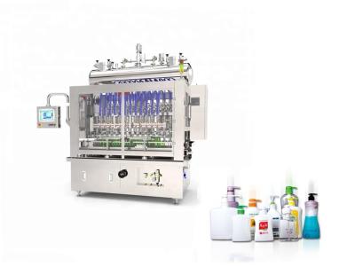 China 1.5KW Corrosive Liquid Bottle Filling Capping And Labeling Machine for sale