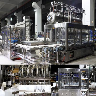 China Disinfection Water Bottle Pump And Trigger Capping Machine 12000BPH 4KW for sale
