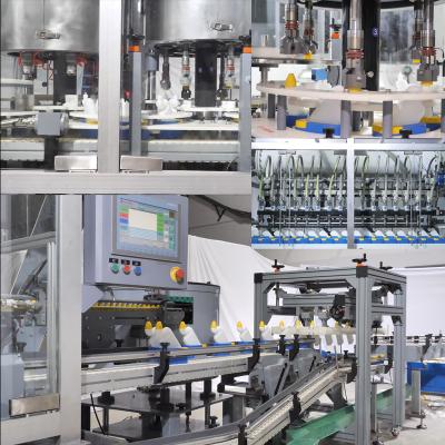 China Four Claws Liquid Filling Capping Machine For Toilet Cleaner for sale