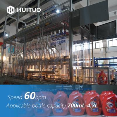 China Automatic Changeover Linear Flowmeter Filling Machine For Laundry Detergent for sale