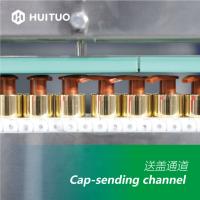China Huituo versatile rotary automatic servo capping machine for lotion pump, disc-top and Yorker cap for sale