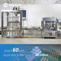 China Automatic Cosmetics Bottle Linear Piston Volumetric Filling Machine Filler 6 Head for sale