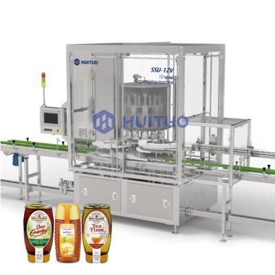 China Rotary Automatic Container Sealing Machine For Food And Chemical Products for sale
