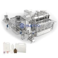China Linear Three Row Flowmeter Type Filling Machine For Pharmaceutical Reagents for sale