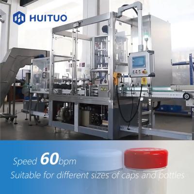 China Pepper And Paprika Automatic Capping Machine for Screw Cap PET Bottle for sale