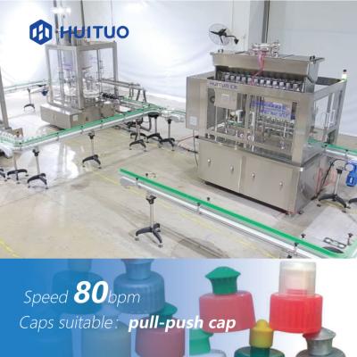 China Automatic Rotary Bottle Filling Capping Machine For Personal Care Flip Top for sale