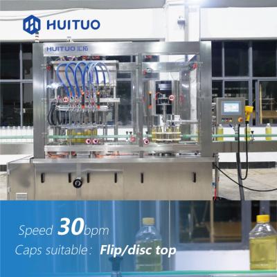 China Cooking Oil Automatic Mono Block Filling And Capping Machine for sale