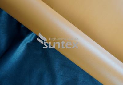 China Yellow Silicone Coated Glass Cloth for Emergency Fire Blanket for sale