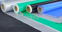 China Fireproof Silicone Coated Fiberglass Cloth For Fire Protection Apron Flame Resistant Fire Resistant for sale