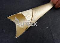 China Two Sided Vermiculite Coated Fiberglass Fabric For Expansion Joints for sale