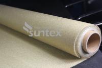 China Two Sided Vermiculite Coated Fiberglass Fabric For Expansion Joints for sale