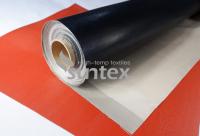 China Crowfoot Pattern PTFE Coated Fiberglass Fabric For High Temperature Insulation for sale