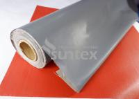 China Easy To Be Sewn Fabricated PTFE Coated Fiberglass Fabric For Thermal Insulation for sale