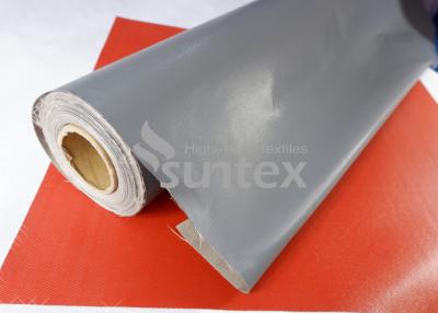 China Easy To Be Sewn Fabricated PTFE Coated Fiberglass Fabric For Thermal Insulation for sale