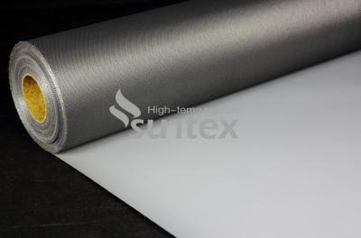 China Awesome Certified Fire Resistance PTFE Coated Fiberglass Fabric Heat Resistant Blanket for sale