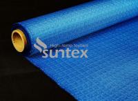 China Acrylic Coated Fire Resistant Fiberglass Fabric Roll For High Temperature Protect for sale