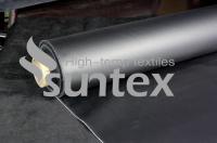 China Fire retardant, insulation Flexible Duct Coated Fiberglass Fabric Coated With Neoprene Rubber Black for sale