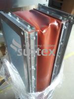 China Fire Proof PU Coated Fiberglass Fire Retardant Cloth Fabric Expansion Joint Belt for sale