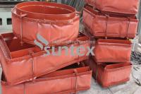 China 0.77mm PU Coated Fire Curtains Fabric Air Distribution Ducts for sale