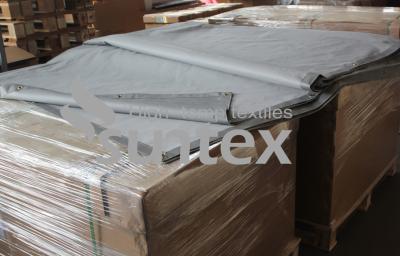 China Fireproof High Temperature Silicone Rubber Coated Fiberglass Cloth Fabric for Welding Blanket for sale