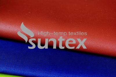 China Silicone Coated Fiberglass Fabric 0.3mm Thick 500°C Heat Resistant for sale