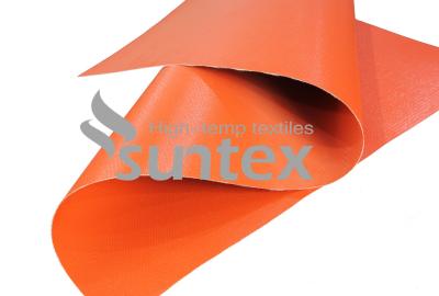 China 4H Satin Weave type Silicone Coated Silica Fiberglass Fabric Fire Resistant for sale
