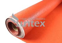 China Fireproof High Temperature Silicone Coated Fiberglass Cloth For Welding Blanket for sale
