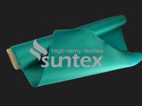 China Chemical Resistant Silicone Rubber Coated Fiberglass Cloth Fire Retardant High Silica Textile for sale