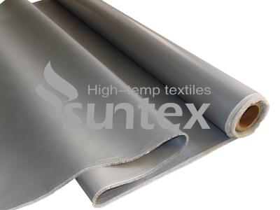 China Rubber Silicone Coated Fiberglass Fabric Colored Alkali Free for sale