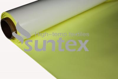 China Fire Resistant Silicone Rubber Coated Fiberglass Fabric For Smoke Detector for sale