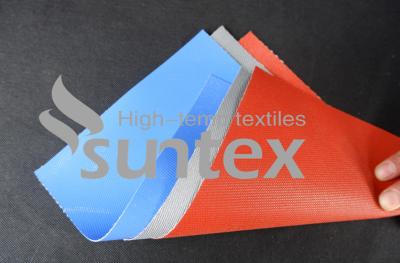 China Heat Insulation Silicone Coated Fiberglass Fabric Roll Fire and Flame Retardant for sale