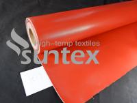 China High Temperature Flame Retardant Fiberglass Fabric Silicone Coated Fiberglass Cloth for sale